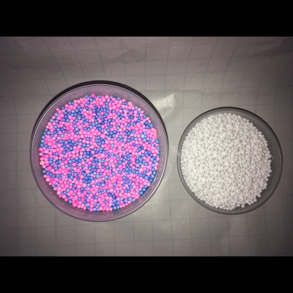 Other | Slime Foam Balls Nerdz Blue Pink And White Beads | Poshmark
